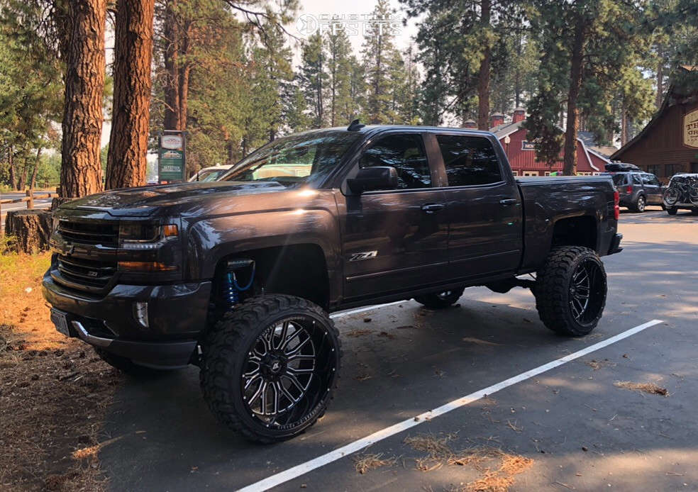 2016 Chevrolet Silverado 1500 with 26x14 -78 Axe Offroad Ax6.0 and 37/ ...