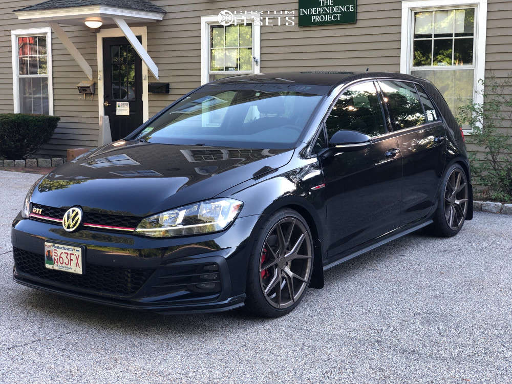 2018 Volkswagen GTI with 19x8.5 45 Verde Axis and 235/35R19 Firestone ...