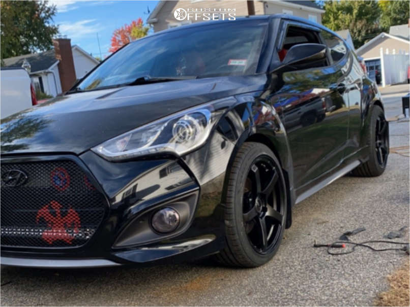 Hyundai Veloster Turbo Black Rims