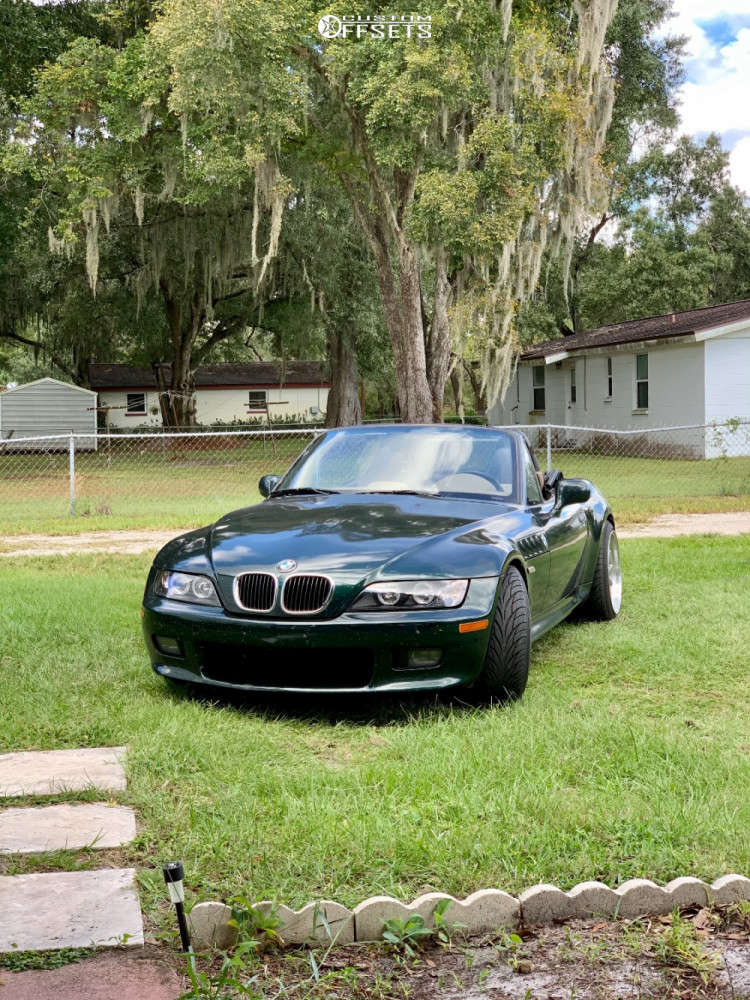 2000 BMW Z3 with 18x9.5 35 Aodhan Ds08 and 225/40R18 Federal SS595 and ...