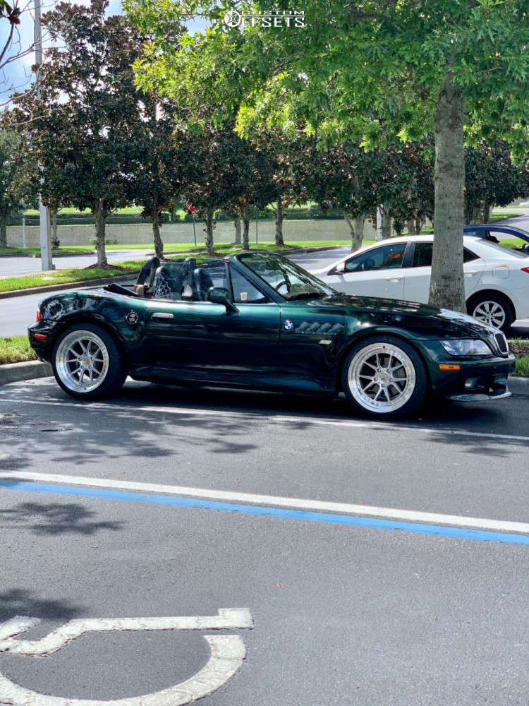 2000 BMW Z3 with 18x9.5 35 Aodhan Ds08 and 225/40R18 Federal SS595 and ...