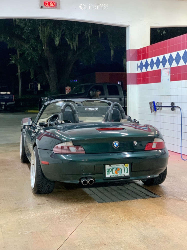 2000 BMW Z3 with 18x9.5 35 Aodhan Ds08 and 225/40R18 Federal SS595 and ...