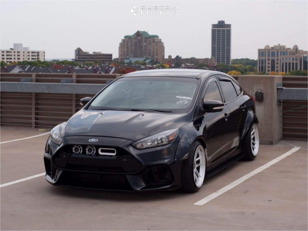 2015 Ford Focus with 18x11.5 22 Revolve Apvd No 1219 and 245/35R18 ...