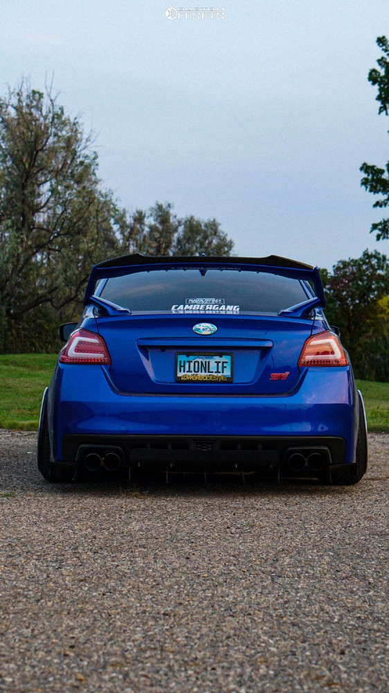 2018 Subaru WRX STI with 18x10.5 0 Heritage ASAN and 225/35R18 Federal ...