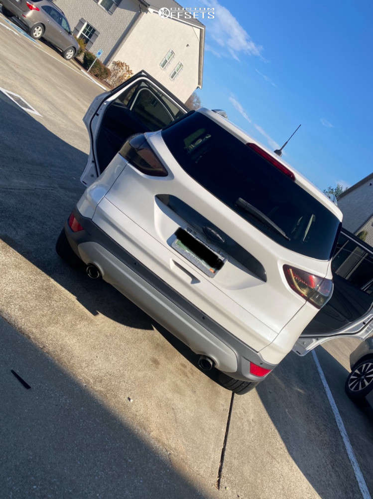 2014 Ford Escape with 18x8 40 Touren Tr78 and 235/50R18 Uniroyal ...