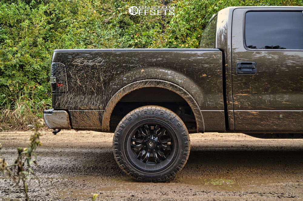2008 Ford F-150 with 20x12 -45 Fuel Sledge and 33/12.5R20 Nitto Ridge ...