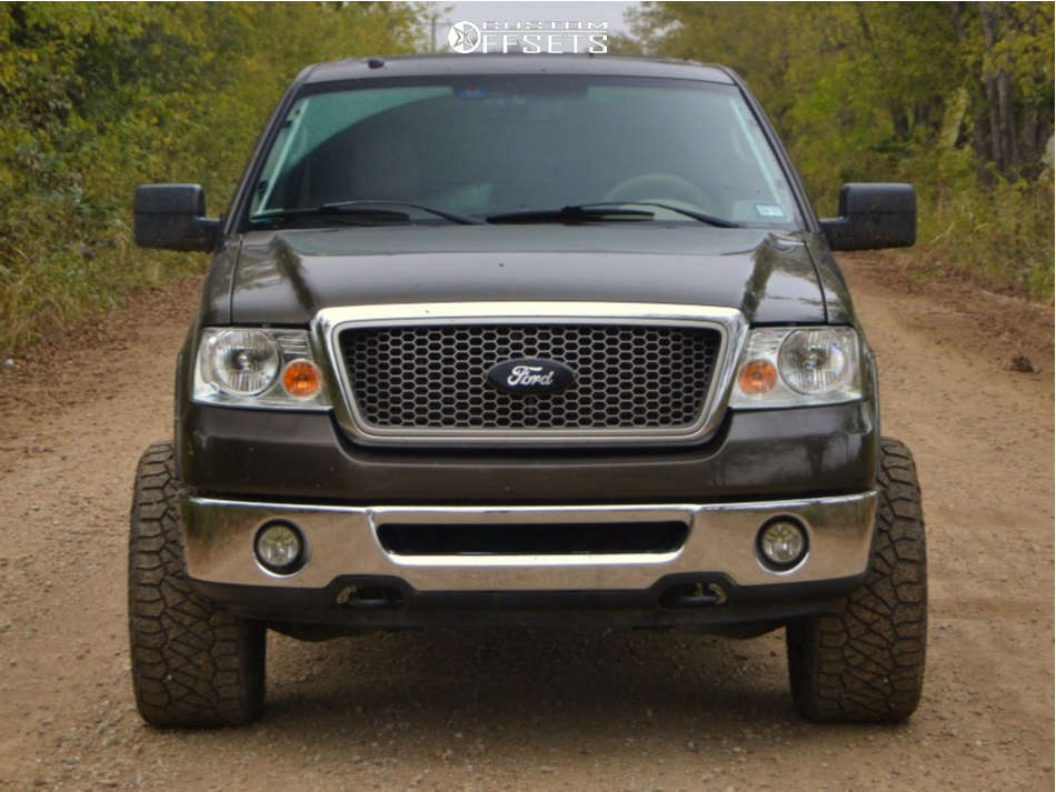 2008 Ford F-150 with 20x12 -45 Fuel Sledge and 33/12.5R20 Nitto Ridge Grappler and Leveling Kit ...