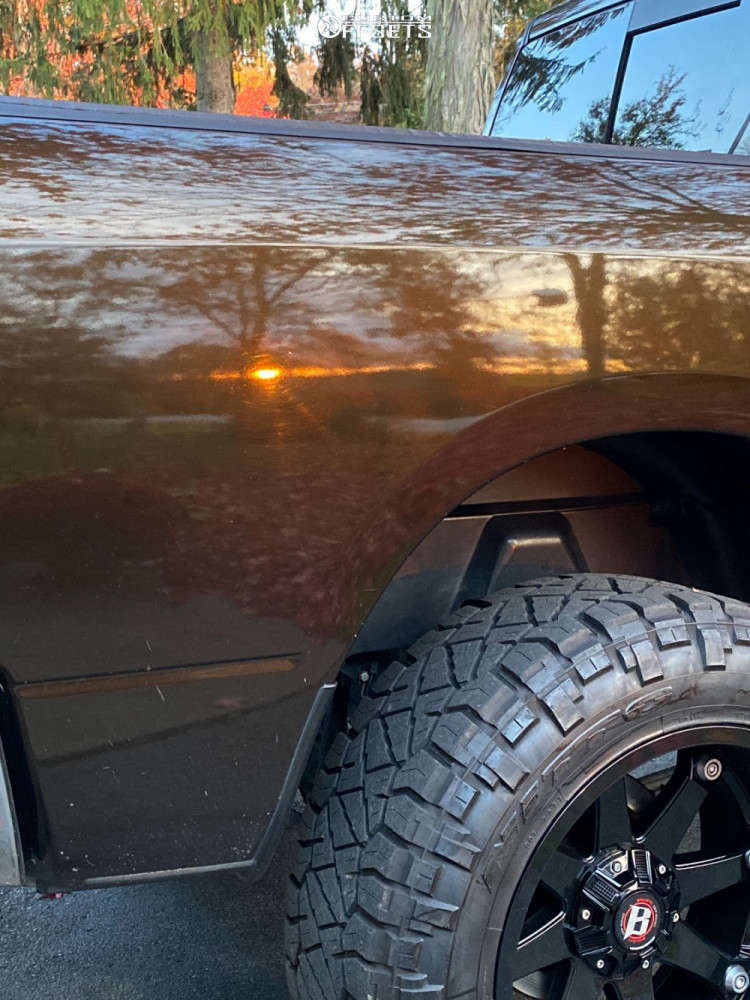 2014 Ram 1500 with 22x12 -44 Ballistic Catapult and 37/12.5R22 Nitto Ridge Grappler and ...