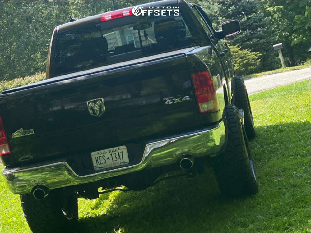 2014 Ram 1500 with 22x12 -44 Ballistic Catapult and 37/12.5R22 Nitto Ridge Grappler and ...