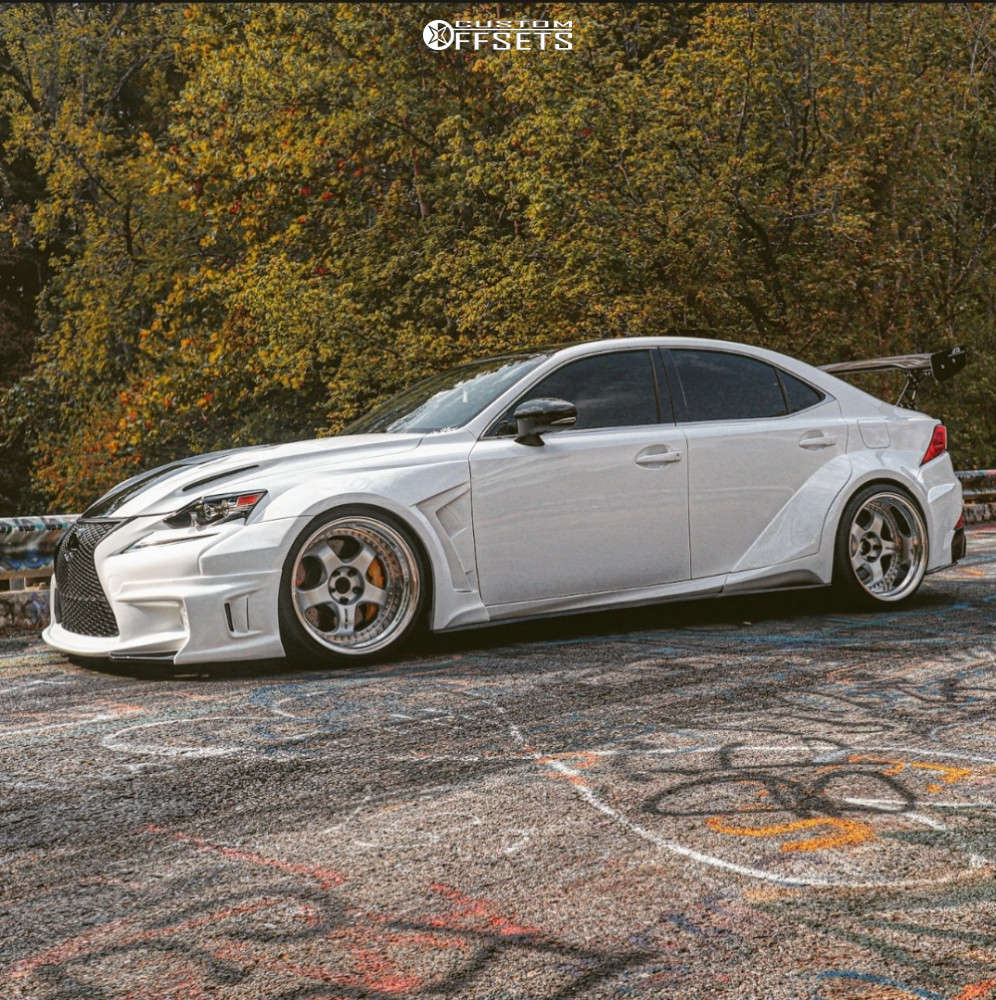 2014 Lexus IS350 with 19x11.5 -14 Work Meister S1 3p and 265/30R19 ...