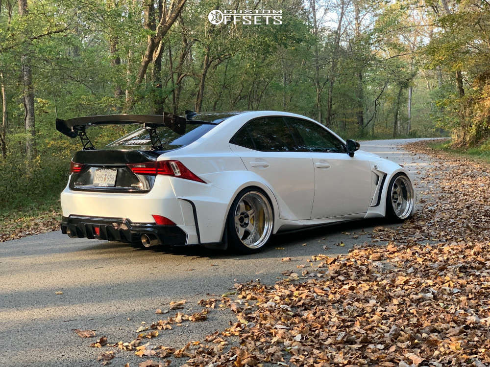 2014 Lexus IS350 with 19x11.5 -14 Work Meister S1 3p and 265/30R19 ...