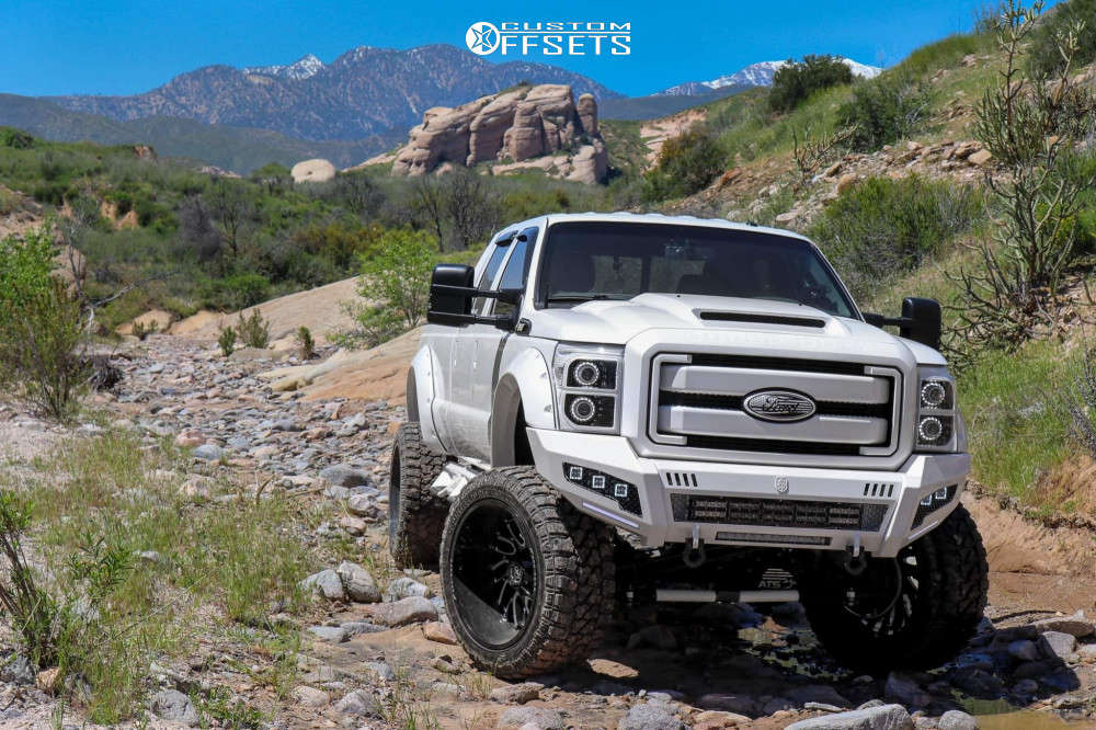 2015 Ford F-350 Super Duty with 26x14 -72 XF Offroad Xf-207 and 40/15 ...