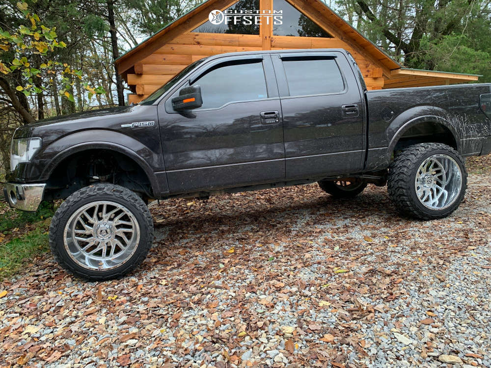 2014 Ford F-150 with 24x14 -76 TIS 544 and 37/13.5R24 Gladiator Xcomp ...