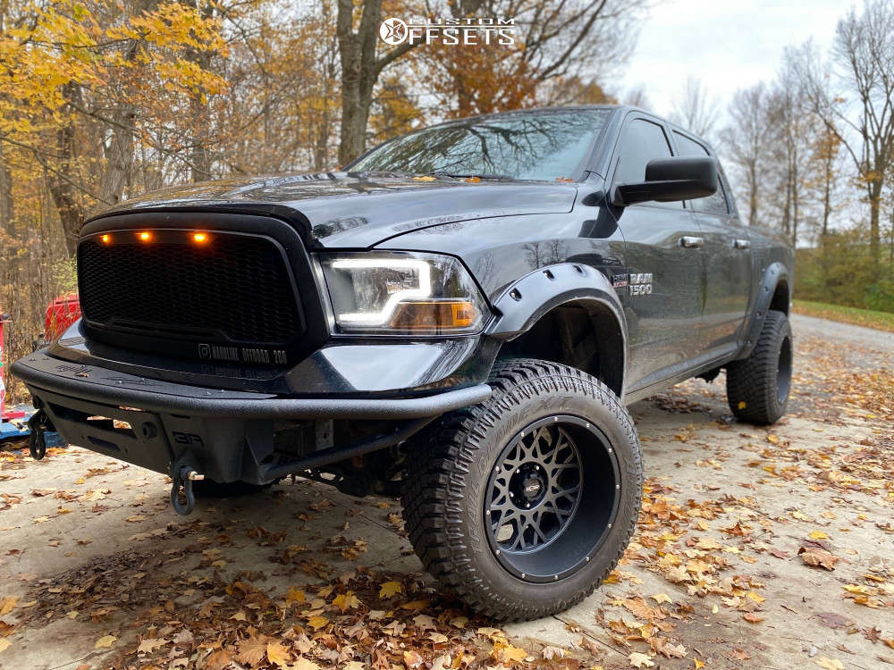 2014 Ram 1500 with 20x12 -51 Vision Rocker and 35/12.5R20 Atturo Trail ...