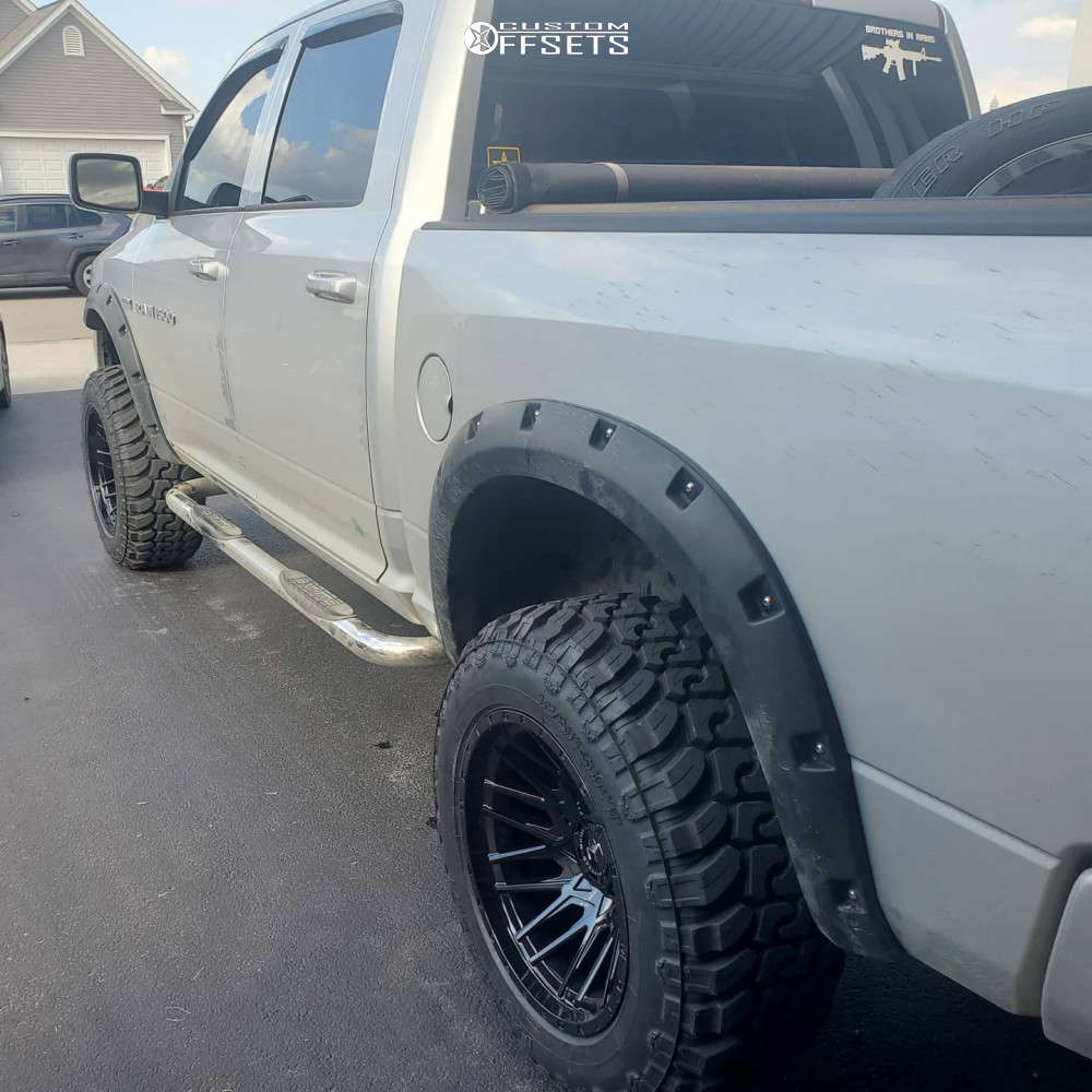 2011 Dodge Ram 1500 with 20x12 -44 Motiv Mutant and 35/12.5R20 Patriot ...