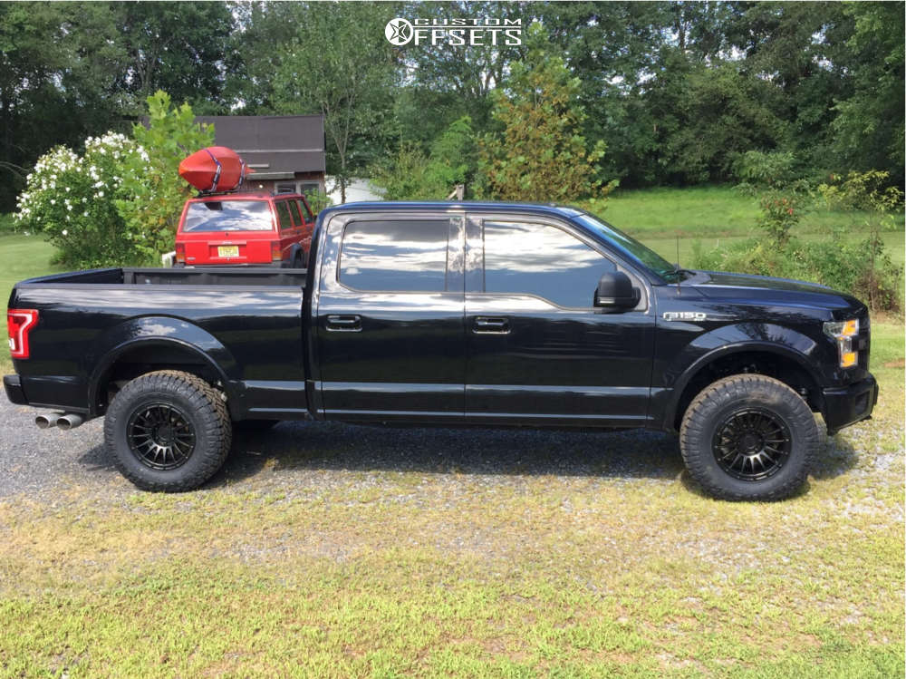 2017 Ford F-150 with 18x9 18 Method Mr314 and 295/70R18 Nitto Ridge ...