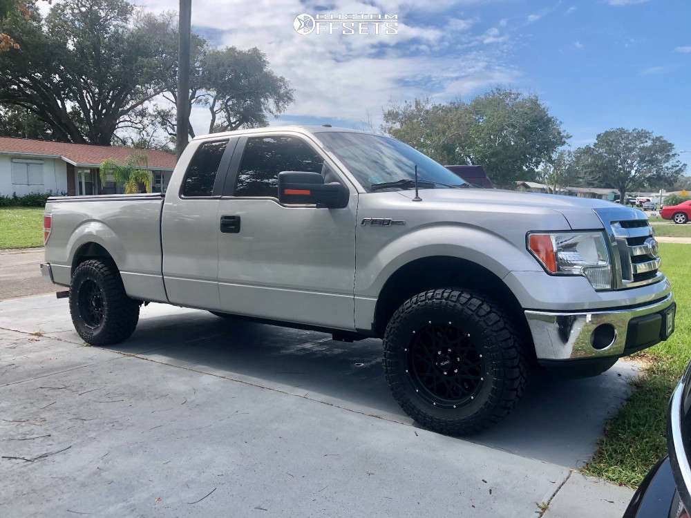 2011 Ford F-150 with 18x9 12 Vision Rocker and 33/12.5R18 Kenda Klever ...
