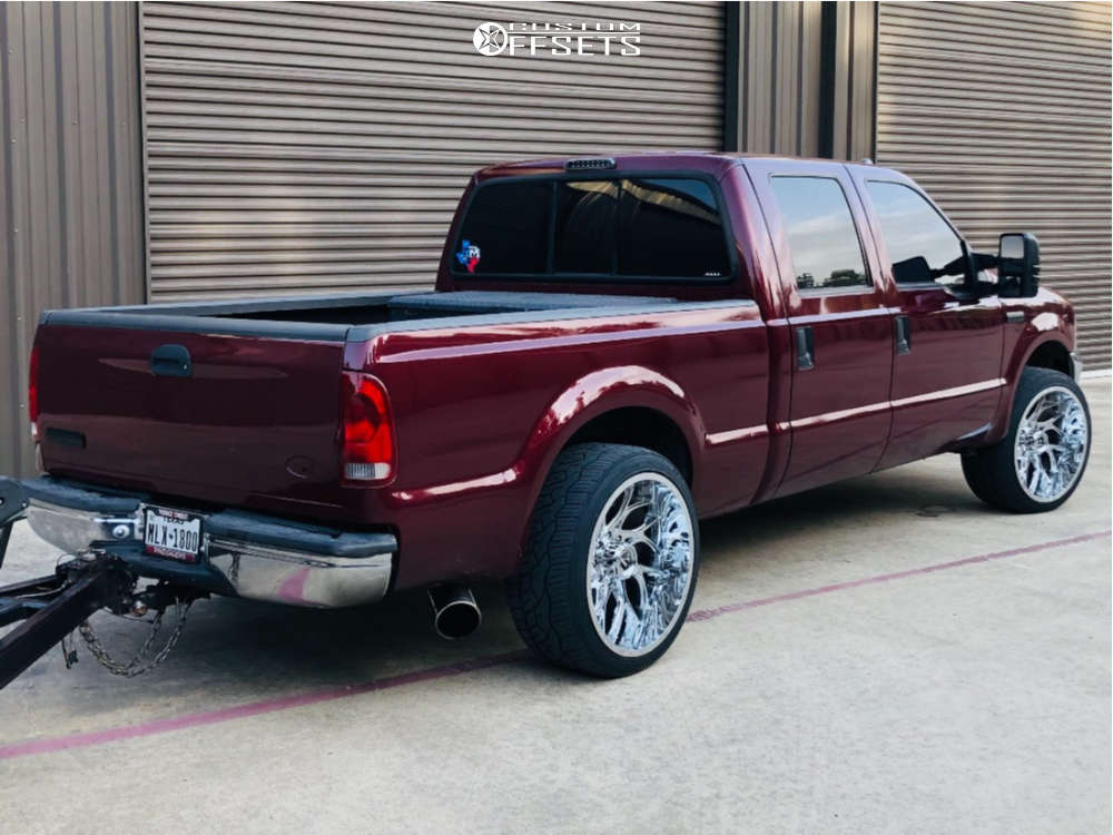 2000 Ford F-250 Super Duty with 24x12 -44 Fuel Runner and 305/35R24 ...