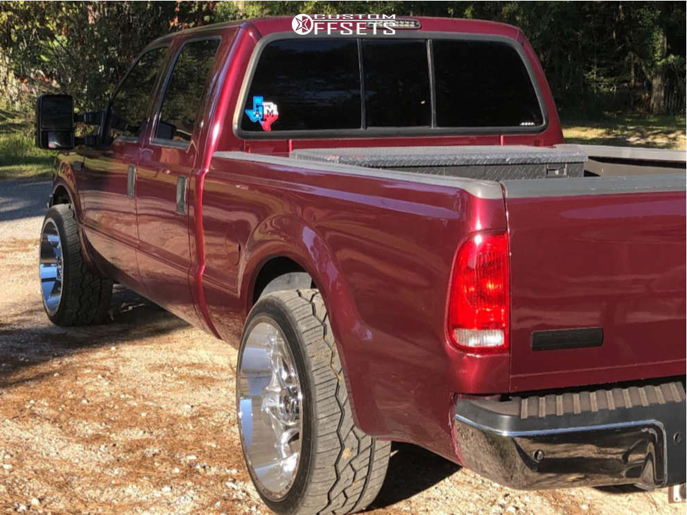 2000 Ford F-250 Super Duty with 24x12 -44 Fuel Runner and 305/35R24 ...