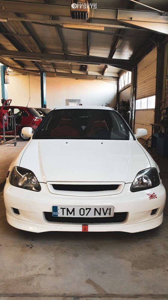 1999 Honda Civic with 15x7 38 Advan Racing RG-D2 and 195/55R15 Nankang ...