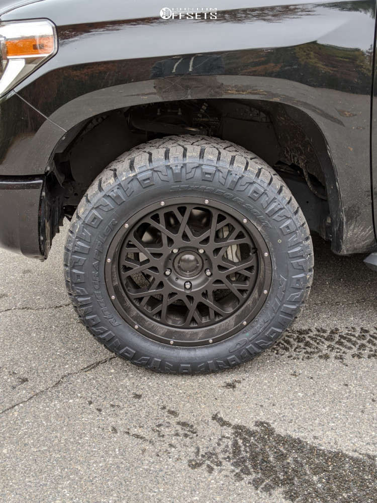 2018 Toyota Tundra with 20x9 12 Vision Rocker and 33/12.5R20 Nitto ...
