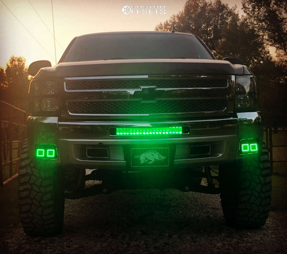 2012 Chevrolet Silverado 1500 with 20x10 -24 XD Grenade and 37/12.5R20 ...