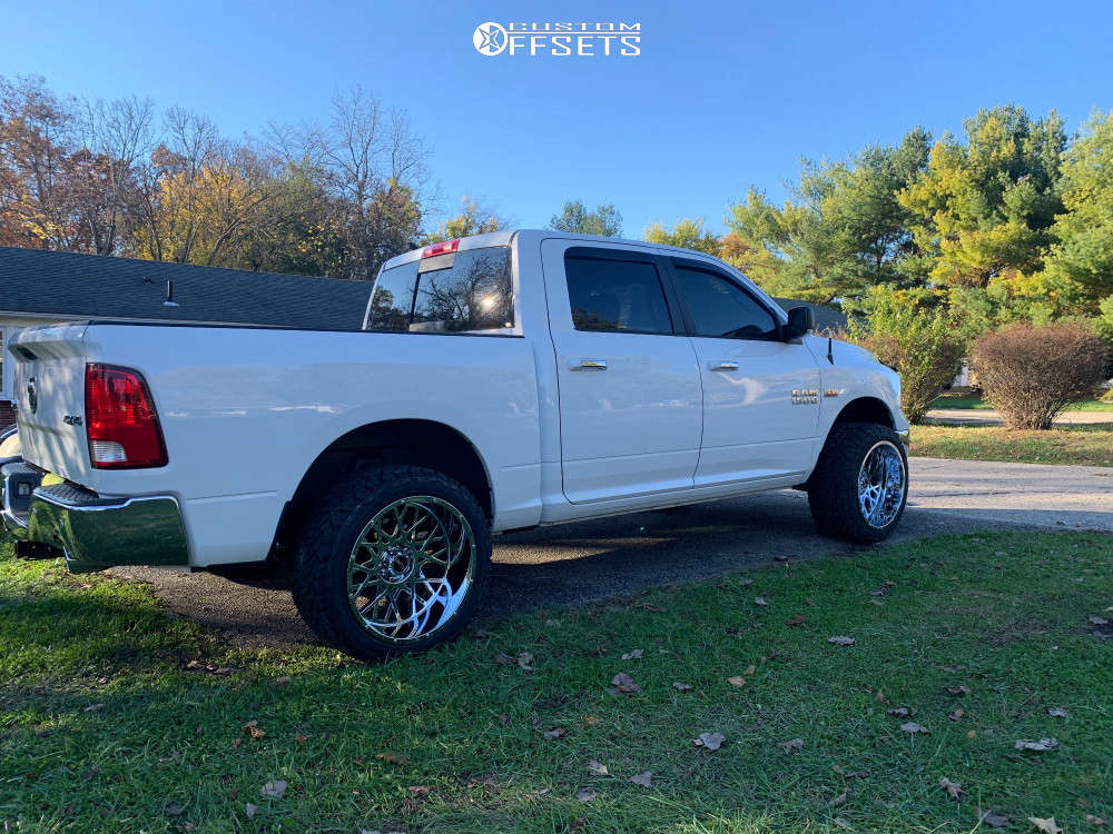 2014 Ram 1500 with 22x12 -51 Vision Rocker and 33/12.5R22 Venom Power ...