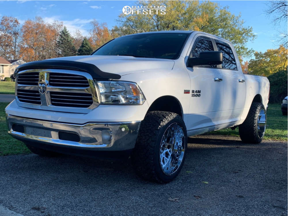 2014 Ram 1500 with 22x12 -51 Vision Rocker and 33/12.5R22 Venom Power ...