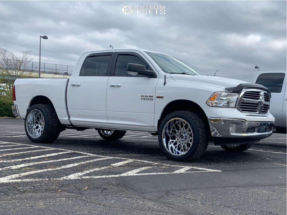 2014 Ram 1500 with 22x12 -51 Vision Rocker and 33/12.5R22 Venom Power ...