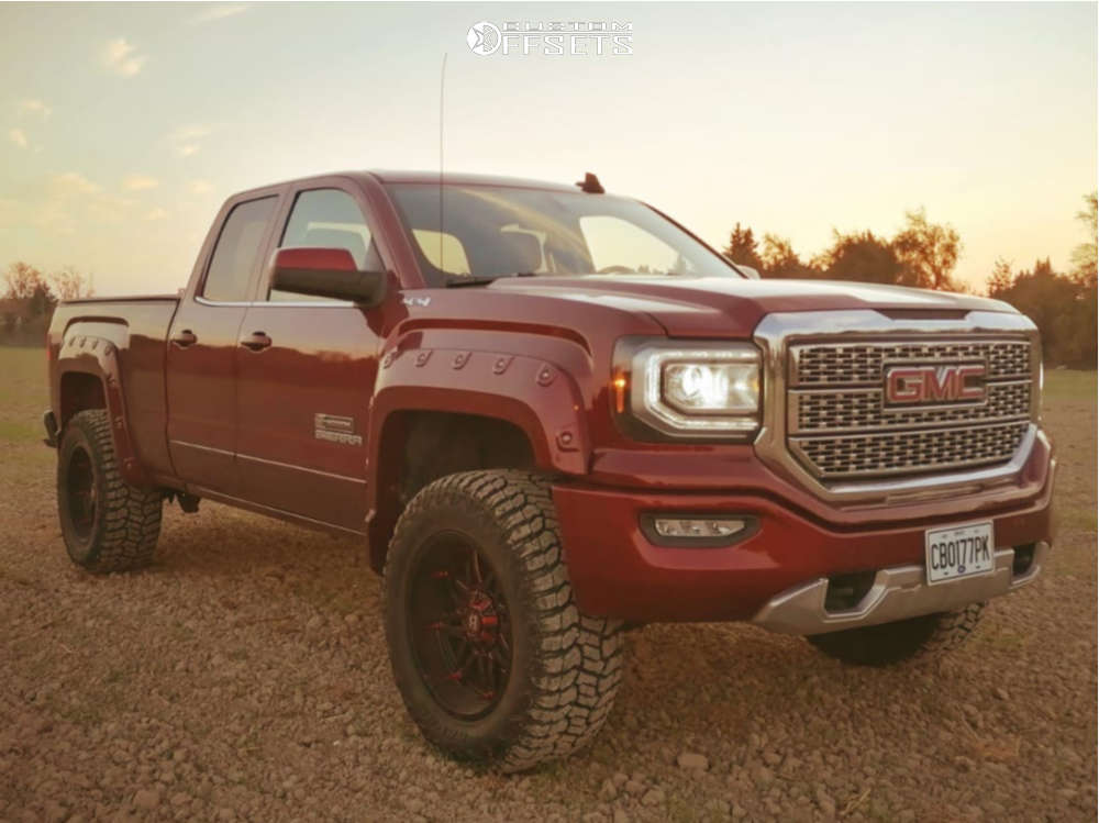 2017 GMC Sierra 1500 with 20x12 9 Ballistic Gladiator and 35/12.5R20 ...