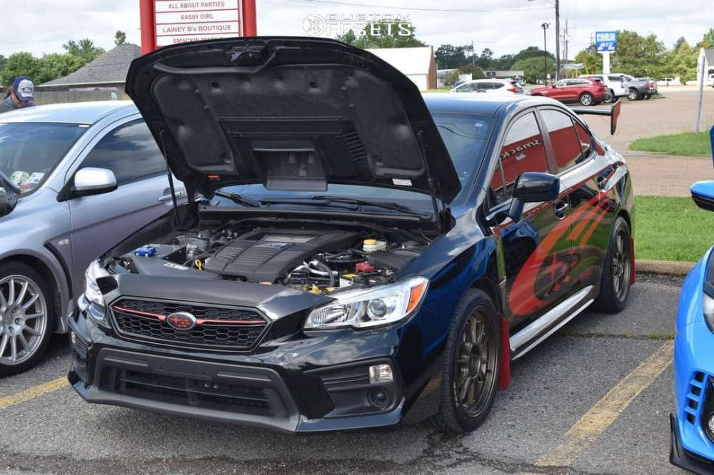 2020 Subaru WRX with 18x8.5 35 Konig Hypergram and 245/40R18 Toyo Tires ...