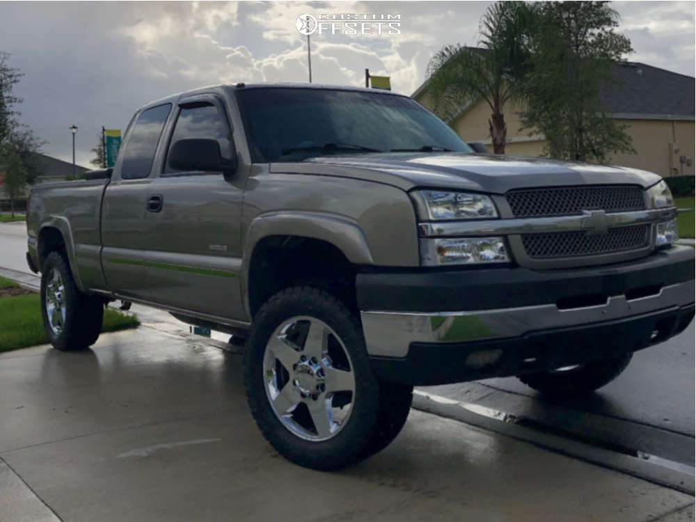2003 Chevrolet Silverado 2500 HD with 20x8.5 17 4Play CV91A and 285 ...
