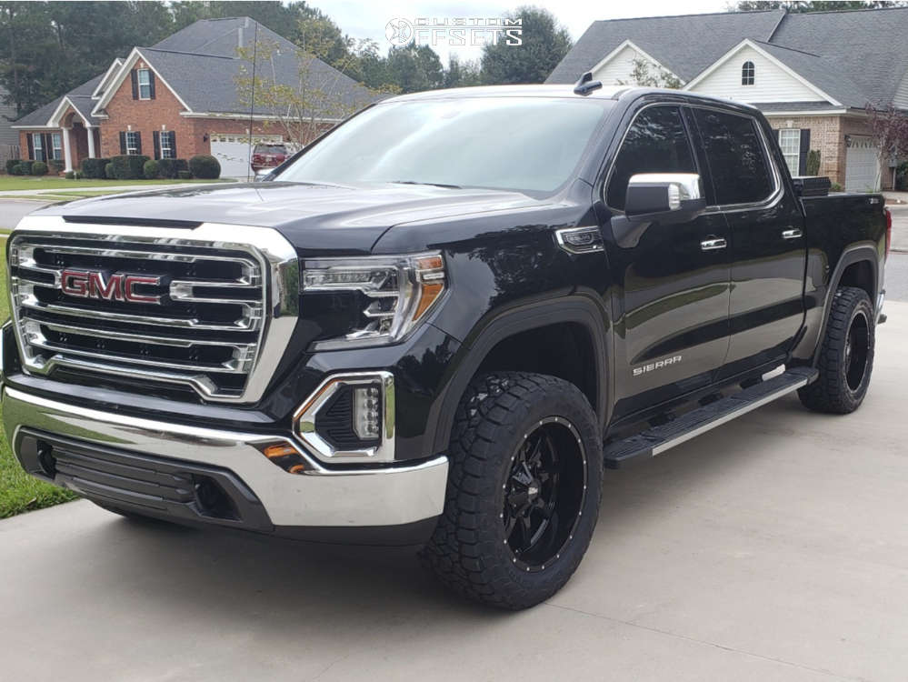 2020 GMC Sierra 1500 with 20x10 -24 Moto Metal Mo970 and 295/55R20 Toyo ...