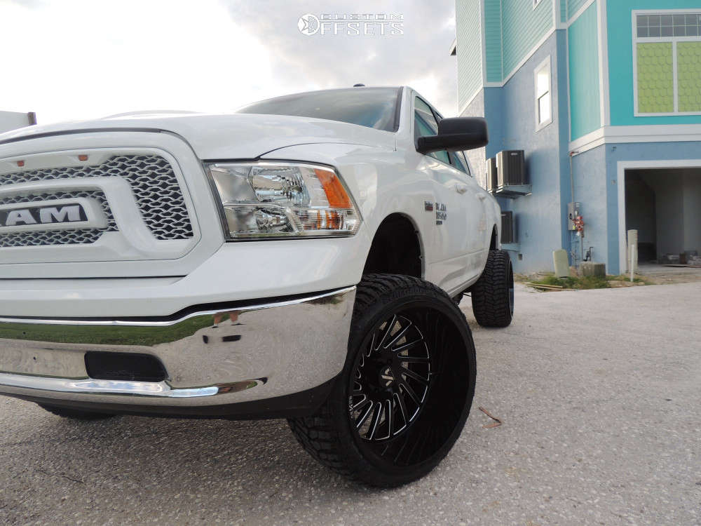 2019 Ram 1500 Classic with 24x14 -81 ARKON OFF-ROAD Caesar and 33/12 ...