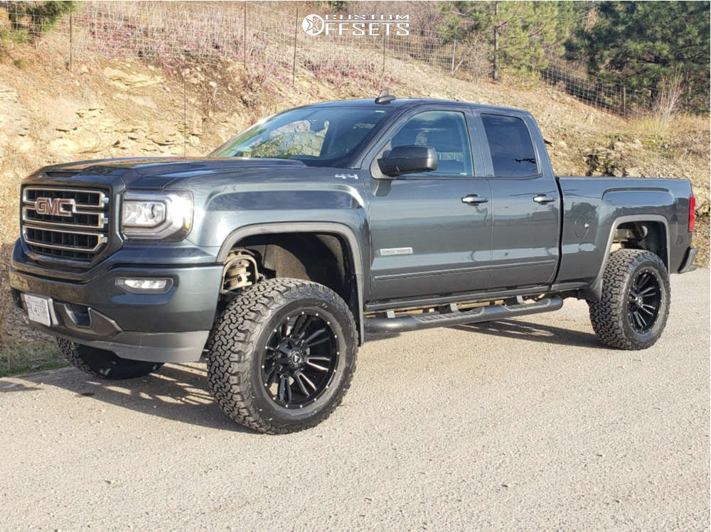 2018 GMC Sierra 1500 with 20x10 -24 Armed Offroad Dagger and 35/12.5R20 ...
