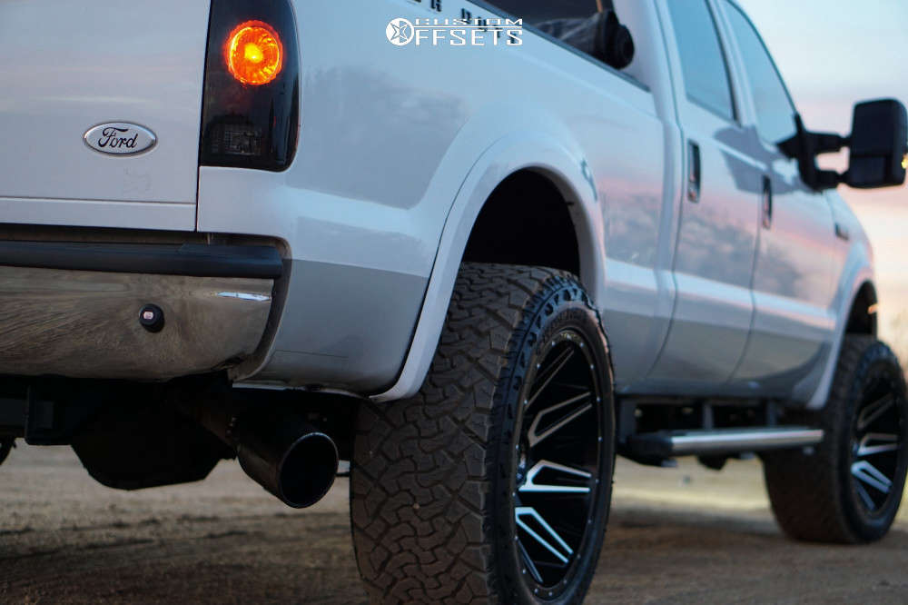 2006 Ford F-250 Super Duty with 22x12 -44 XF Offroad Xf-218 and 35/13 ...
