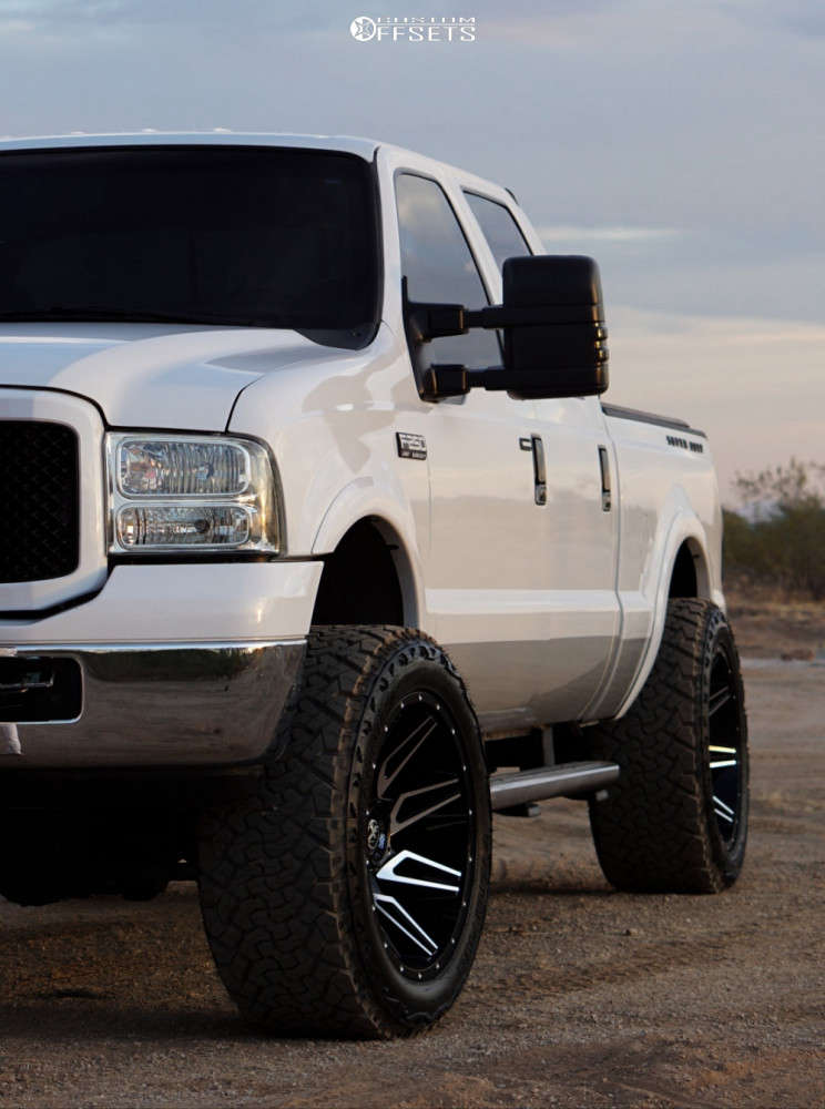 2006 Ford F-250 Super Duty with 22x12 -44 XF Offroad Xf-218 and 35/13 ...