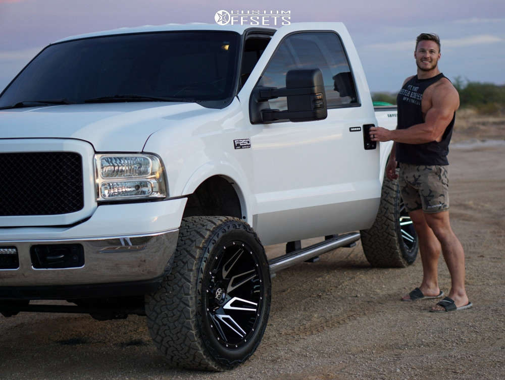 2006 Ford F-250 Super Duty with 22x12 -44 XF Offroad Xf-218 and 35/13 ...