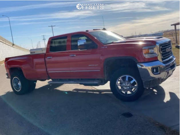 2019 GMC Sierra 3500 HD Dually with 20x8.5 -160 Mayhem Monstir and 275 ...