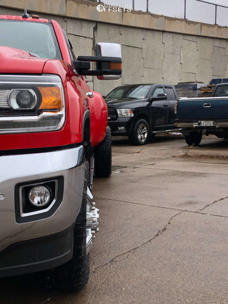 2019 GMC Sierra 3500 HD Dually with 20x8.5 -160 Mayhem Monstir and 275 ...