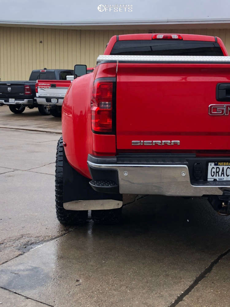 2019 GMC Sierra 3500 HD Dually with 20x8.5 -160 Mayhem Monstir and 275 ...