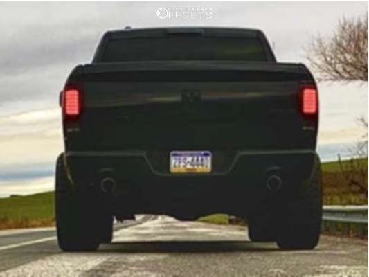 2017 Ram 1500 with 20x12 -44 MMD 551c and 33/12.5R20 Nitto Ridge ...