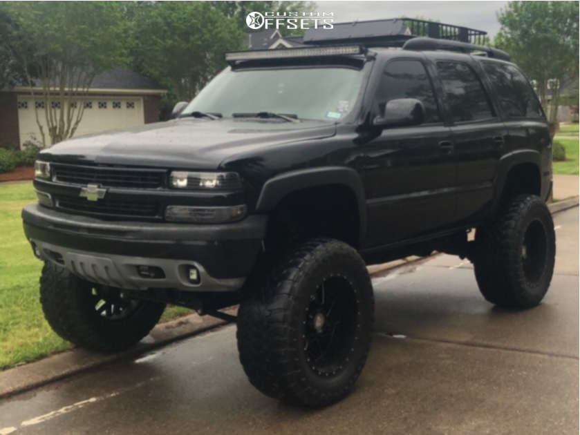 2003 Chevrolet Tahoe with 22x12 -44 Diablo Offroad Do4 and 40/15.5R22 ...