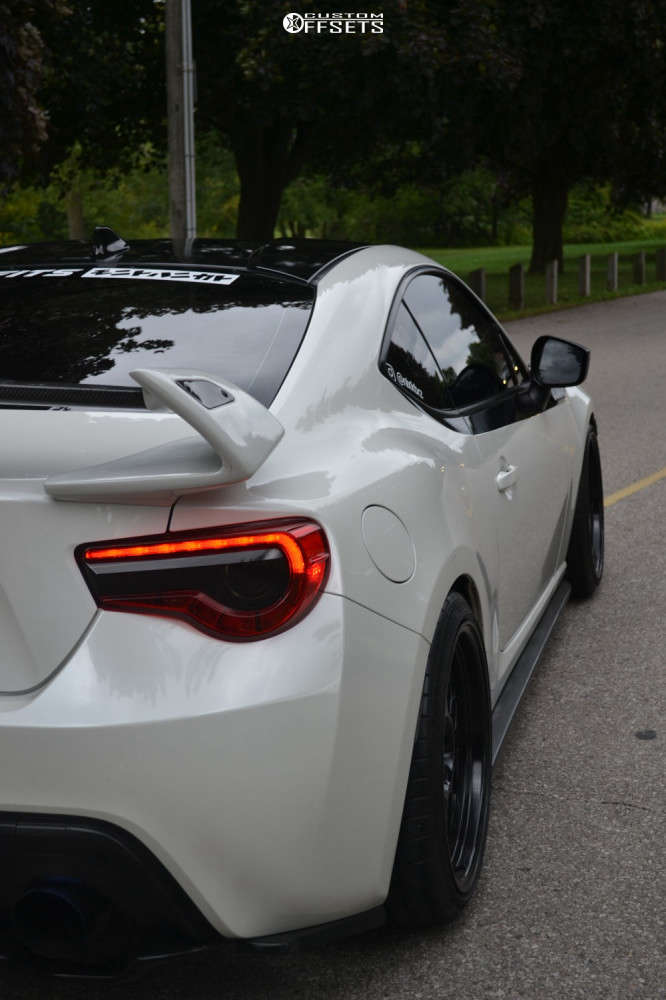 2019 Subaru BRZ with 18x9.5 35 Aodhan Ah02 and 245/35R18 Michelin Pilot Sport A/s 4 and ...