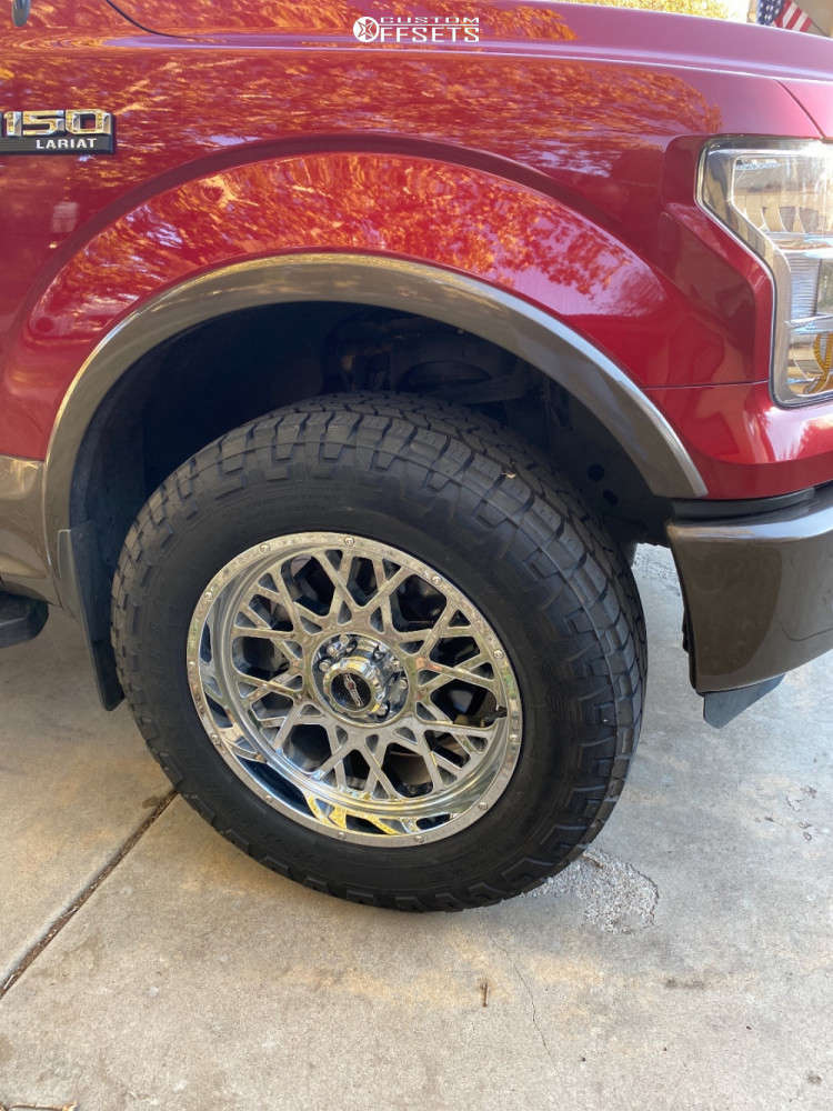 2015 Ford F-150 with 20x9 10 Vision Rocker and 275/65R20 Cooper ...