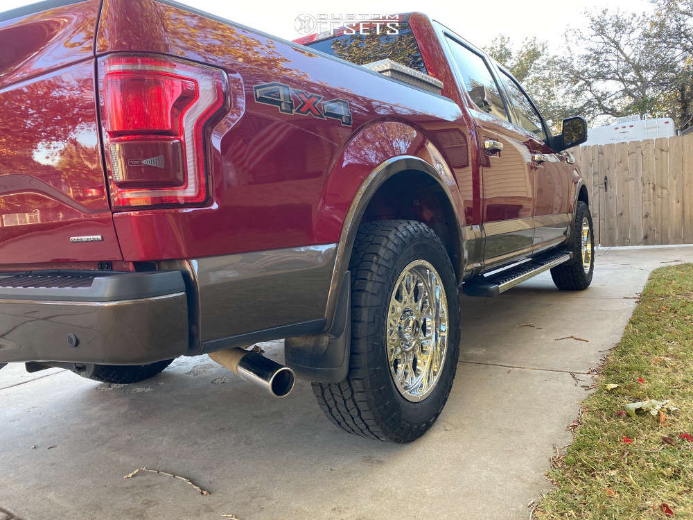 2015 Ford F-150 with 20x9 10 Vision Rocker and 275/65R20 Cooper ...