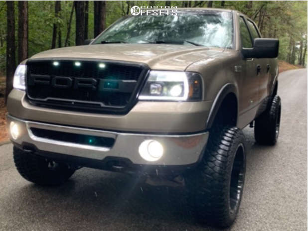 2006 Ford F-150 with 22x12 -44 TIS 547BM and 35/12.5R22 AMP Terrain ...
