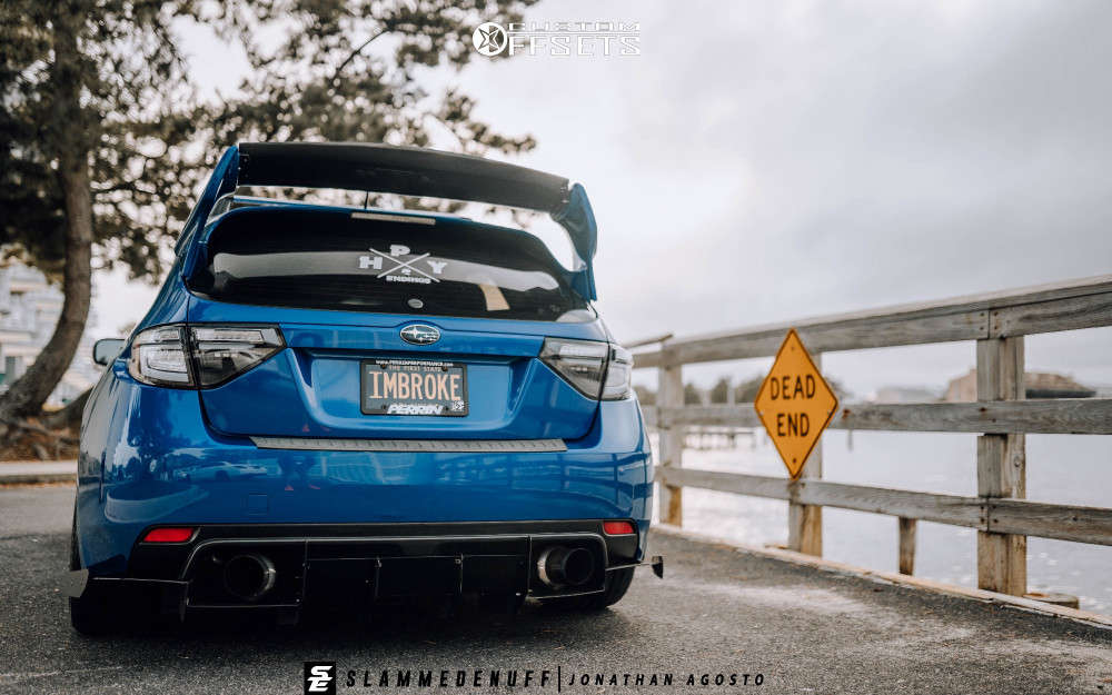 2013 Subaru WRX with 18x9.5 45 Volk Ce28 Club Racer II and 255/35R18 ...