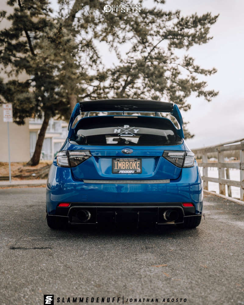 2013 Subaru WRX with 18x9.5 45 Volk Ce28 Club Racer II and 255/35R18 ...