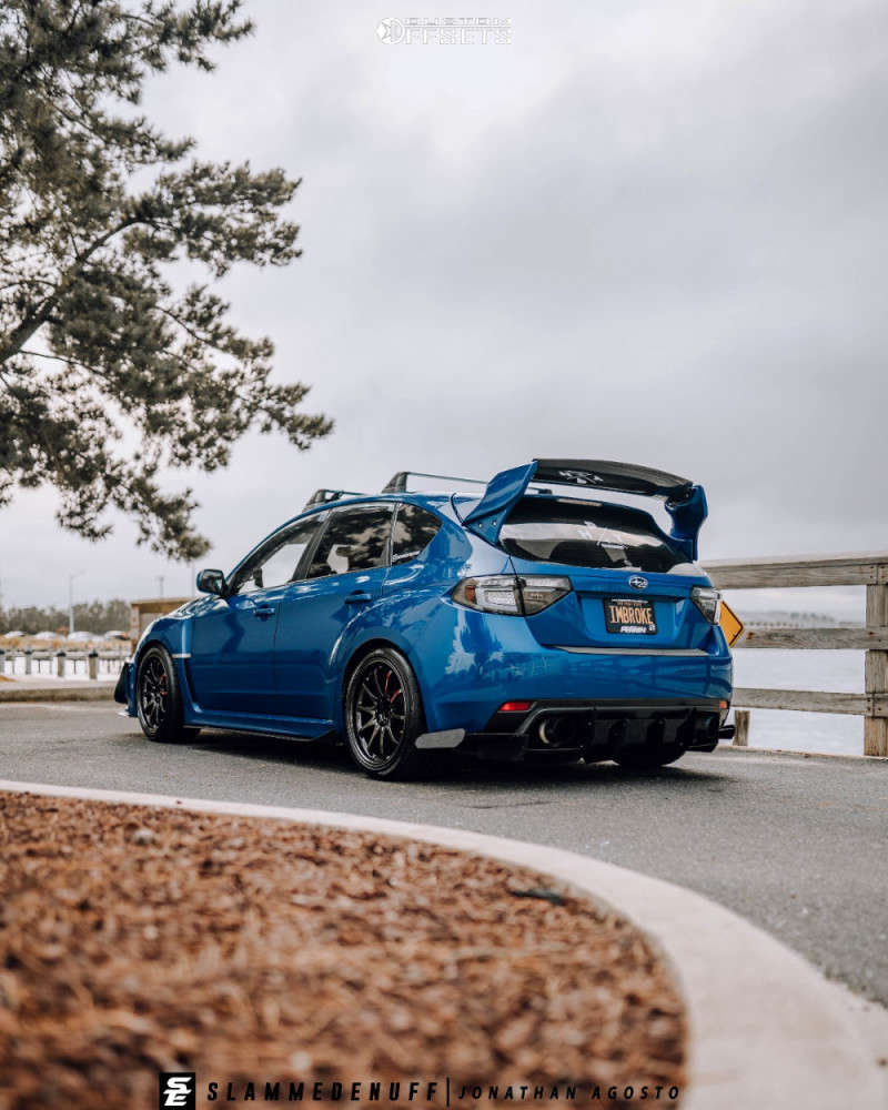 2013 Subaru WRX with 18x9.5 45 Volk Ce28 Club Racer II and 255/35R18 ...
